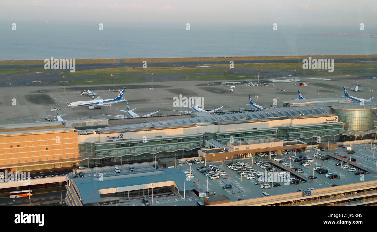 TOKYO, Japan - Terminal 2 at Haneda airport in Tokyo is photographed ...