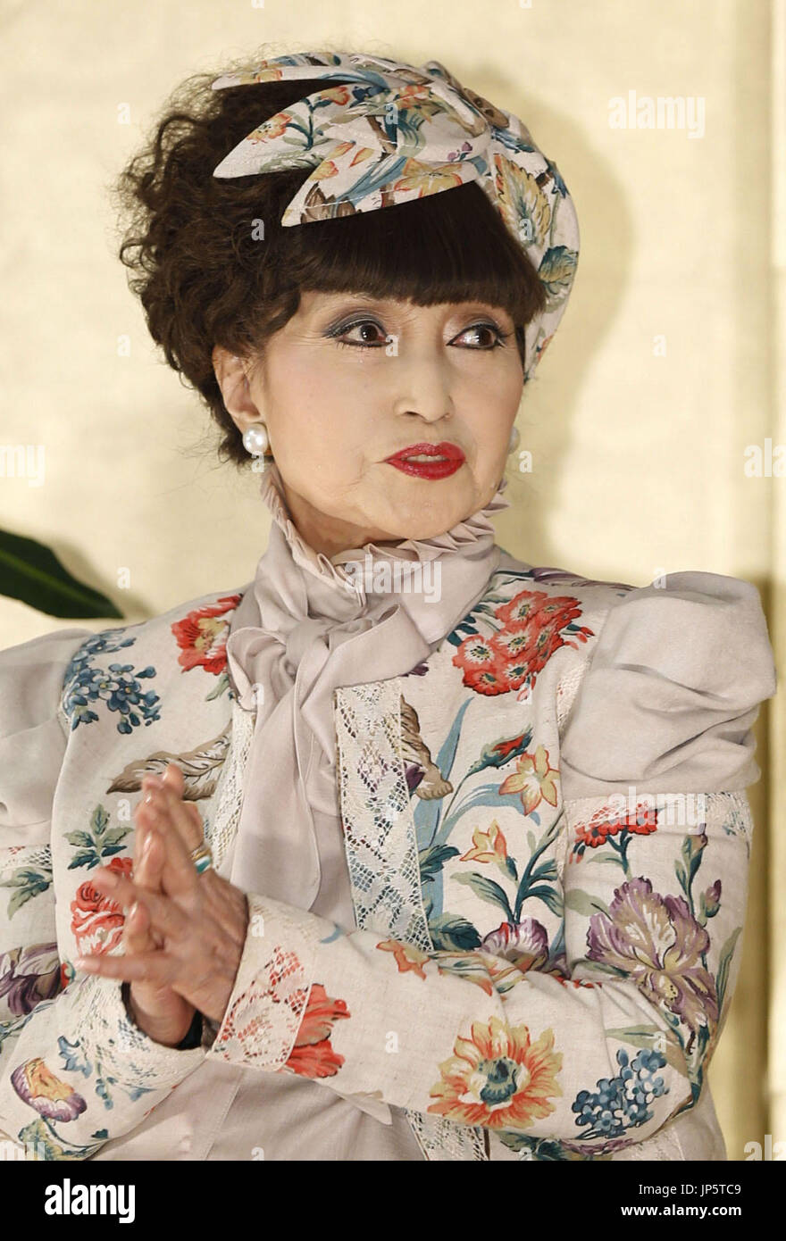 TOKYO, Japan - Japanese actress Tetsuko Kuroyanagi attends an event ...