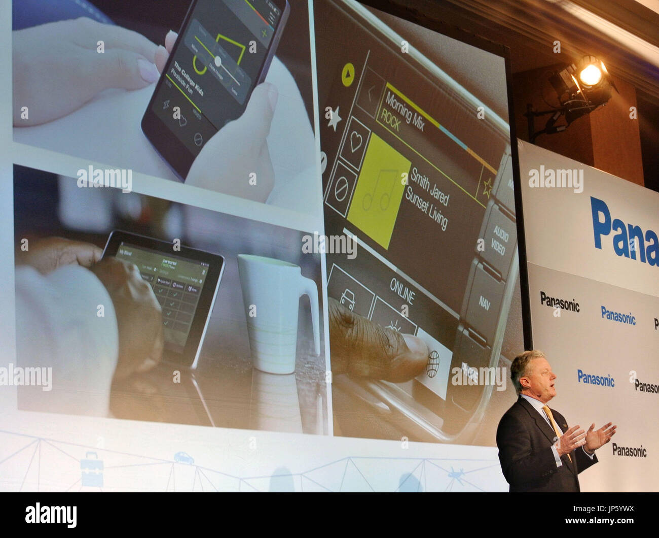LAS VEGAS, United States - A senior Panasonic Corp. official explains ...