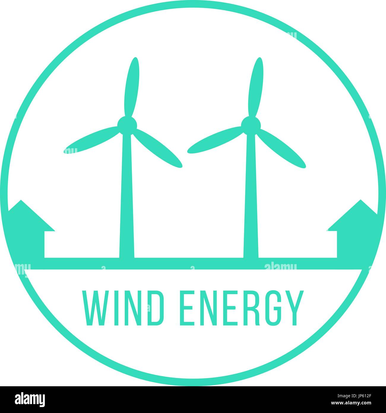 wind energy green logotype Stock Vector Image & Art - Alamy