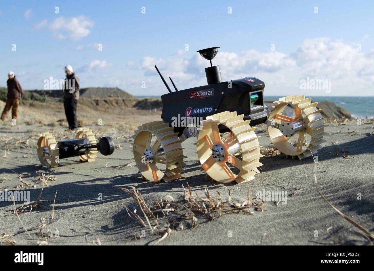 HAMAMATSU, Japan - A lunar explorer robot developed by Hakuto, the only ...