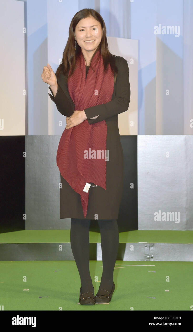 TOKYO, Japan - Japanese professional golfer Sakura Yokomine appears at ...