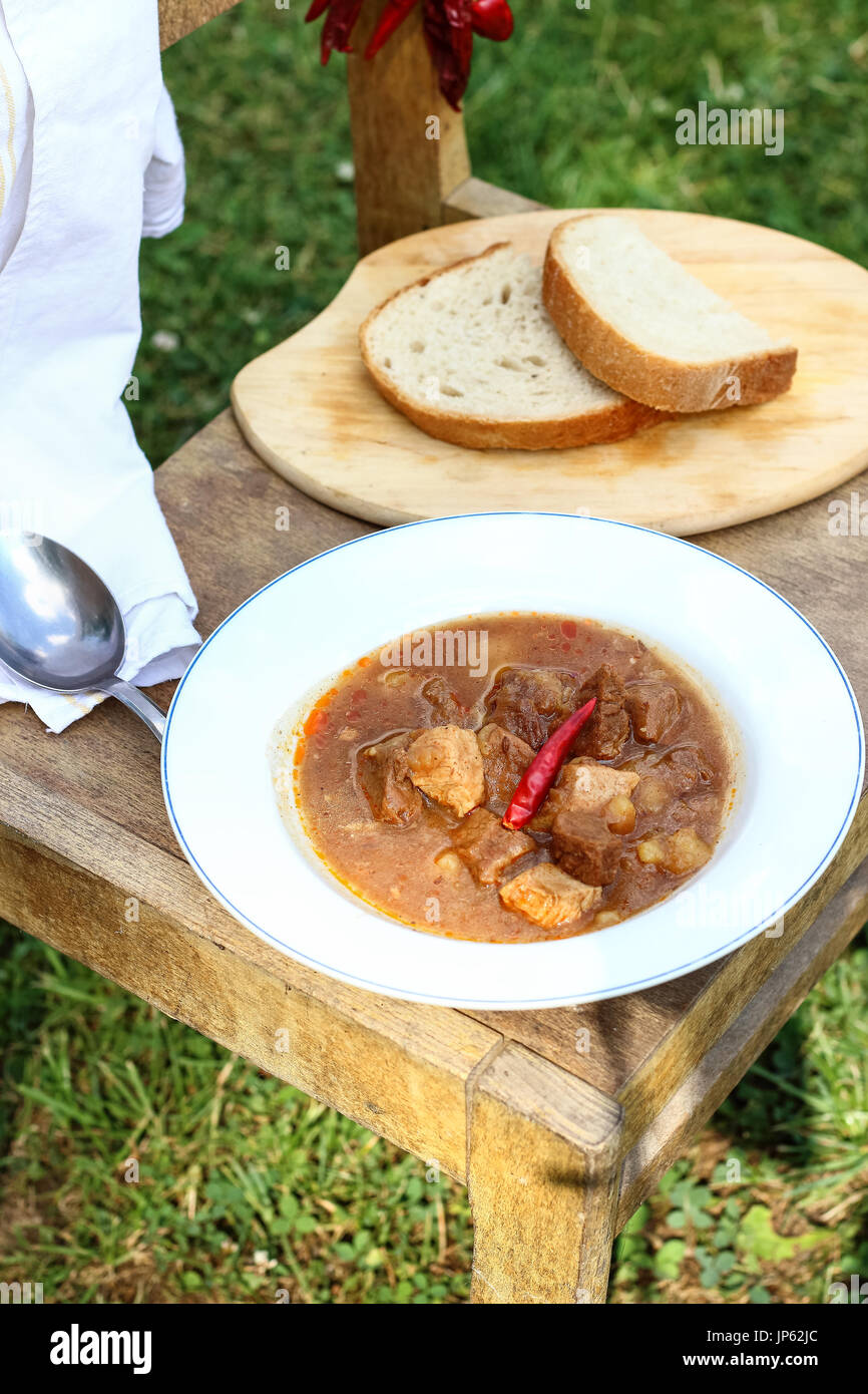 Campfire Stew Outdoor Cooking Stock Photo - Alamy