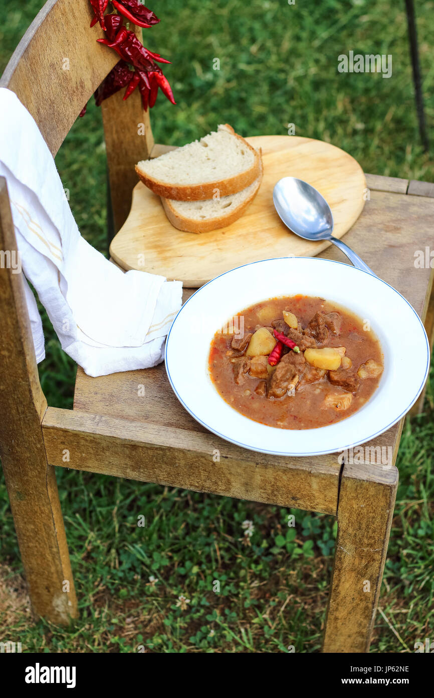 Campfire Stew Outdoor Cooking Stock Photo - Alamy