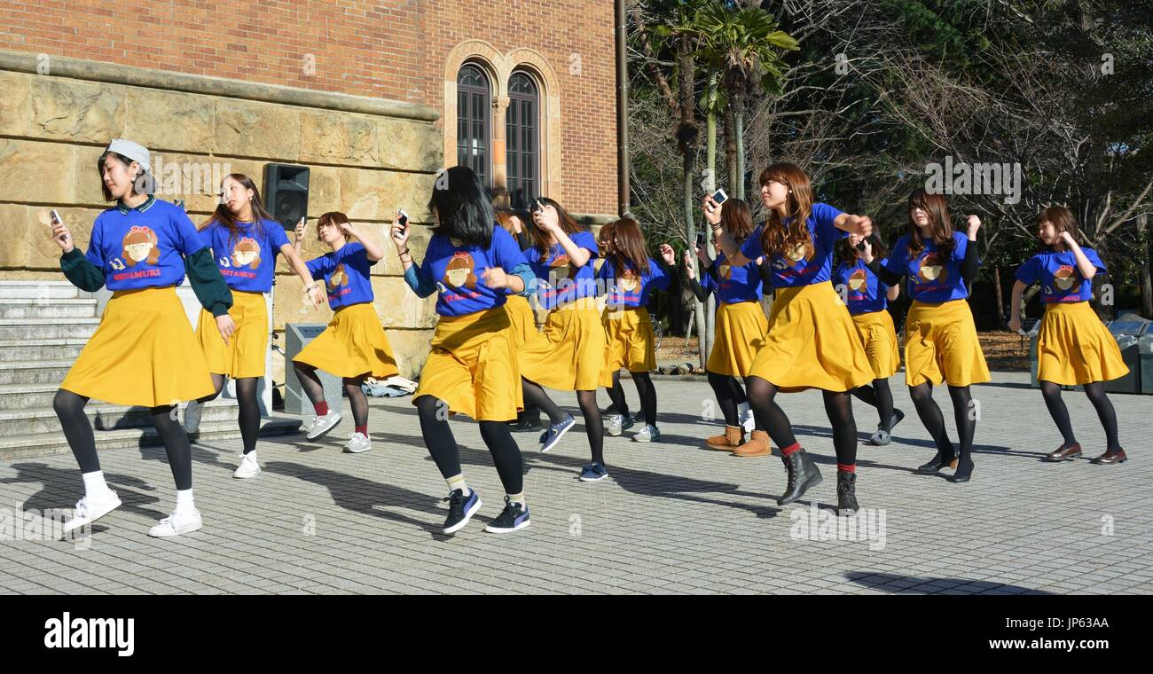 TOKYO, Japan - Members of a dancing group from Toyo University perform ...