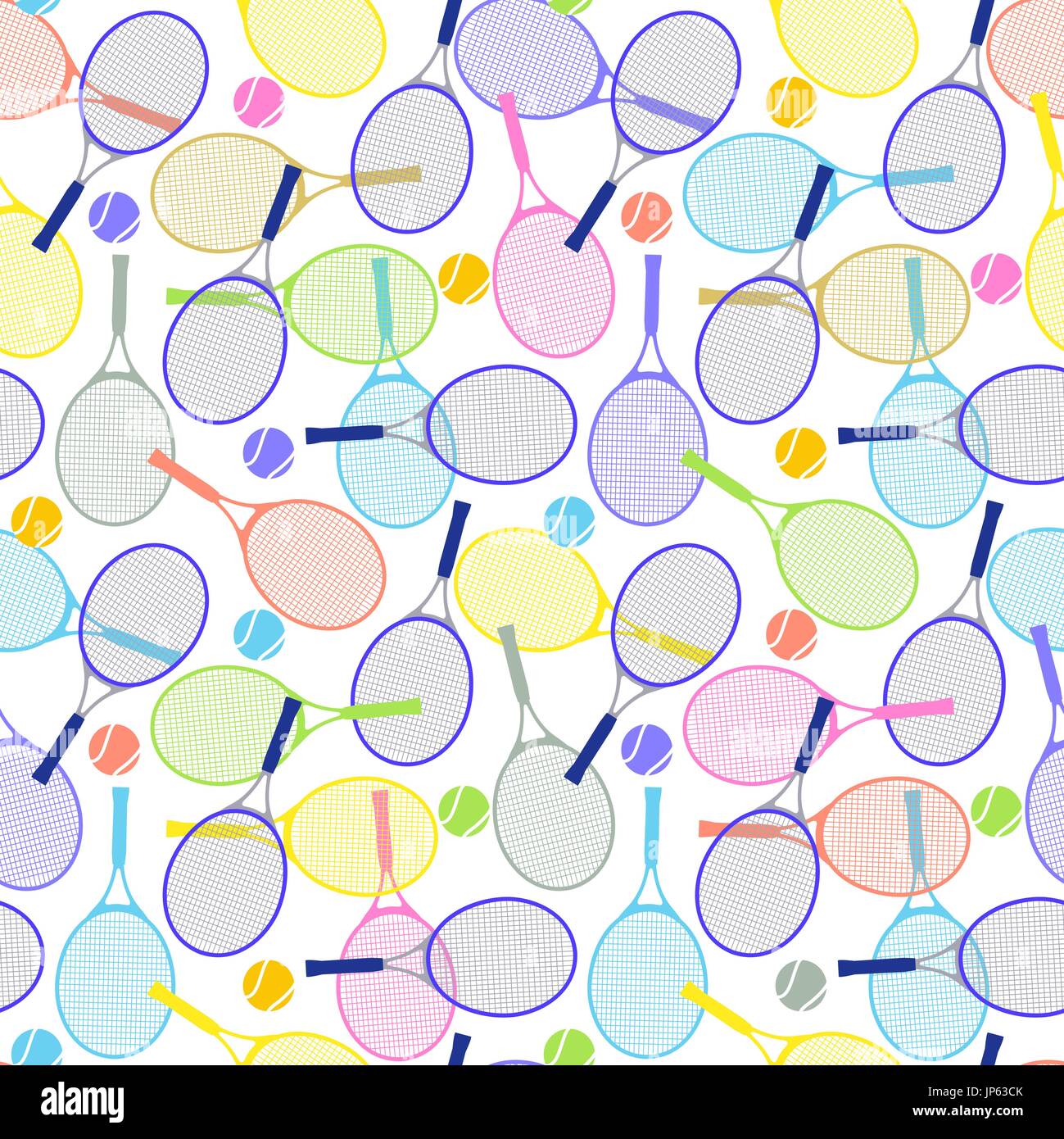 tennis rackets and balls Stock Vector Image & Art - Alamy