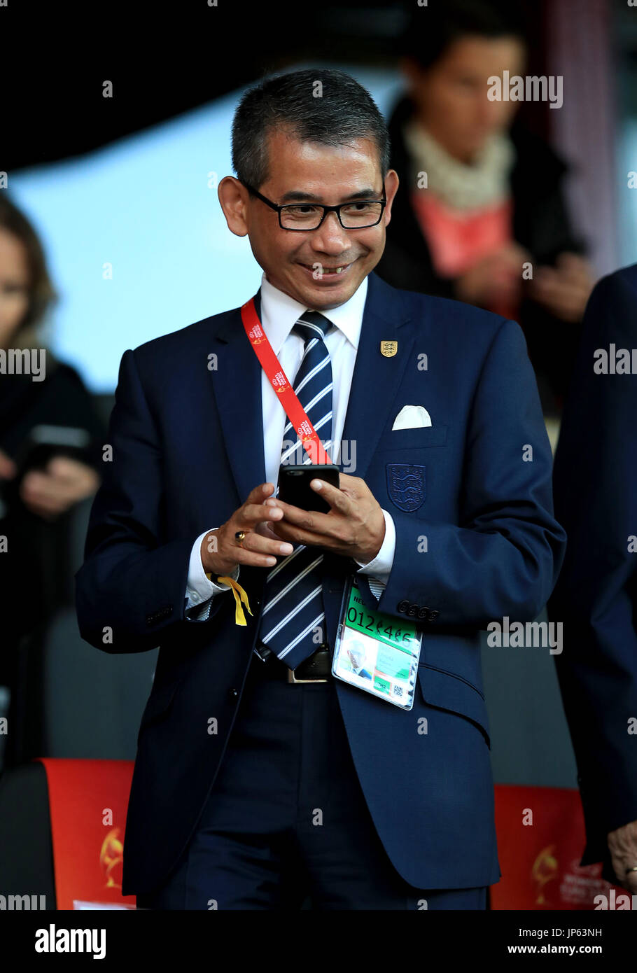 Football mike egerton stands hi-res stock photography and images - Alamy