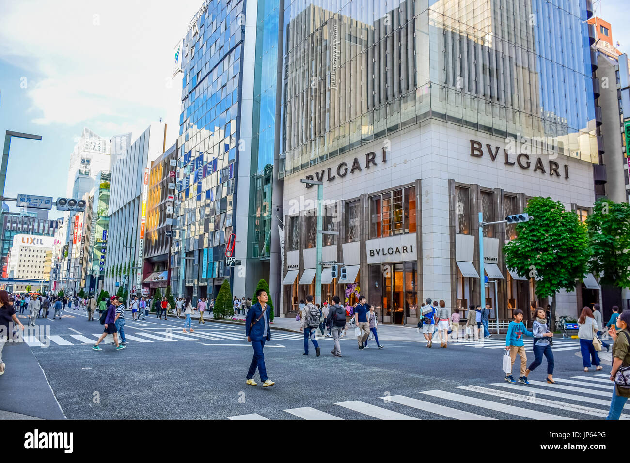Ginza shopping mall hi-res stock photography and images - Alamy