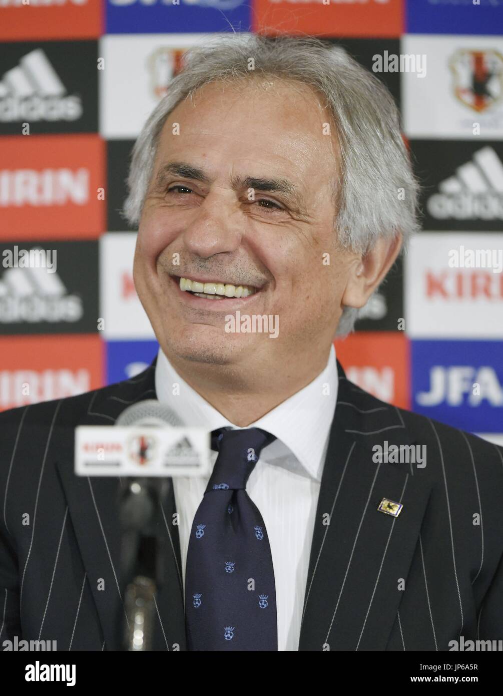 Vahid Halilhodzic, the new coach of the Japan men's national soccer ...