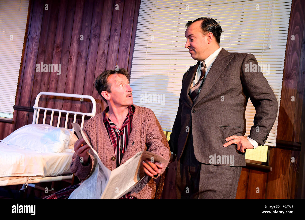 Peter Hamilton Dyer (left) and Robert Stocks attending the Mrs Orwell ...