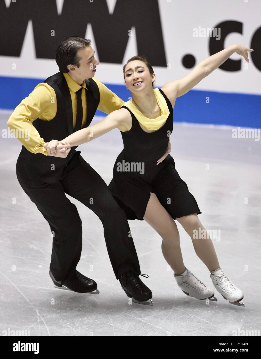 Japanese siblings Chris and Cathy Reed perform in the ice dance free ...