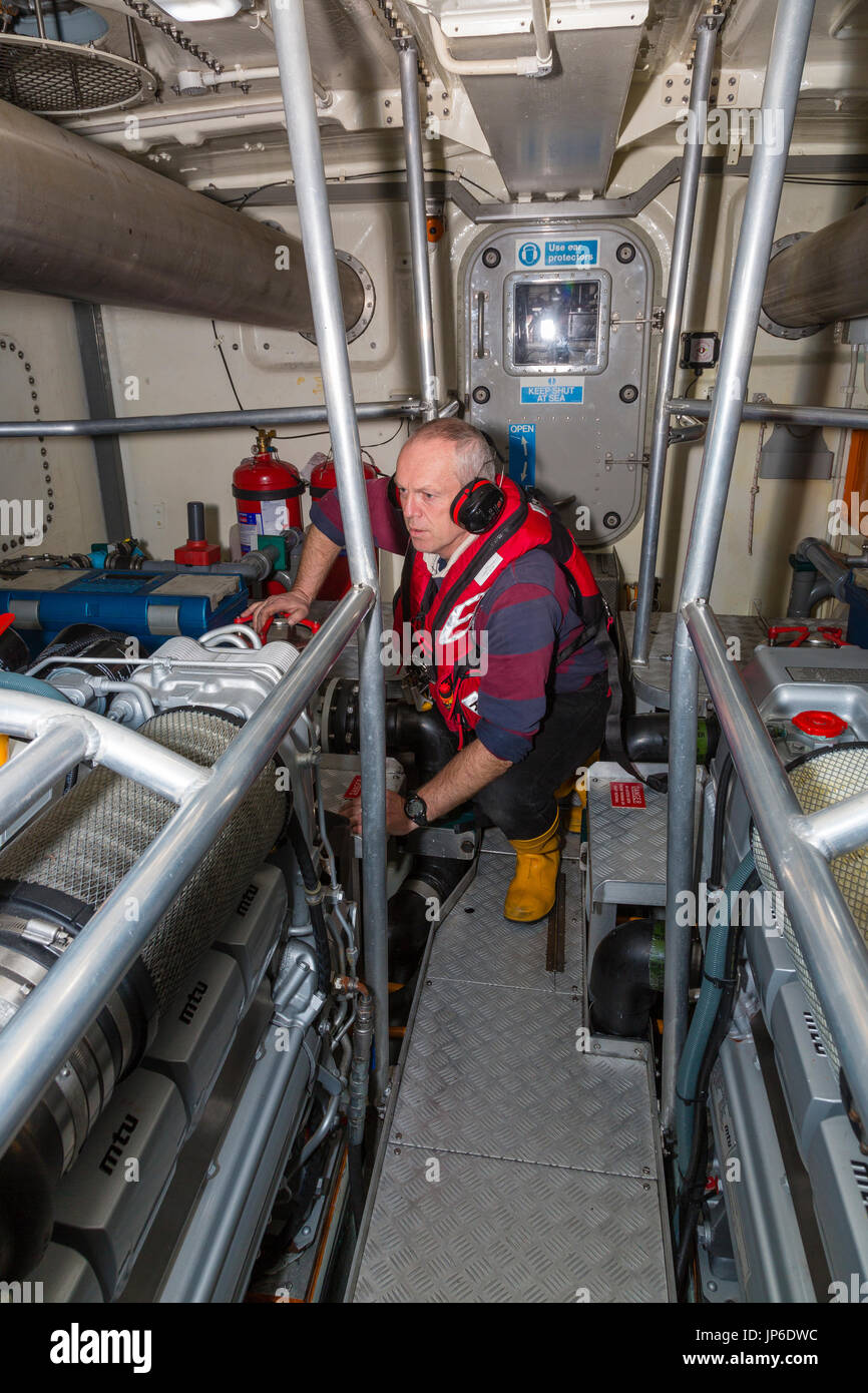 RNLI Lifeboat Helm / Control Room Stock Photo - Alamy