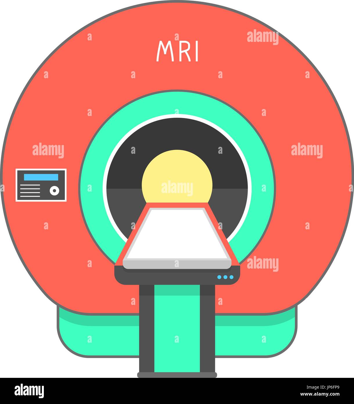 Mri scan brain colored Stock Vector Images - Alamy