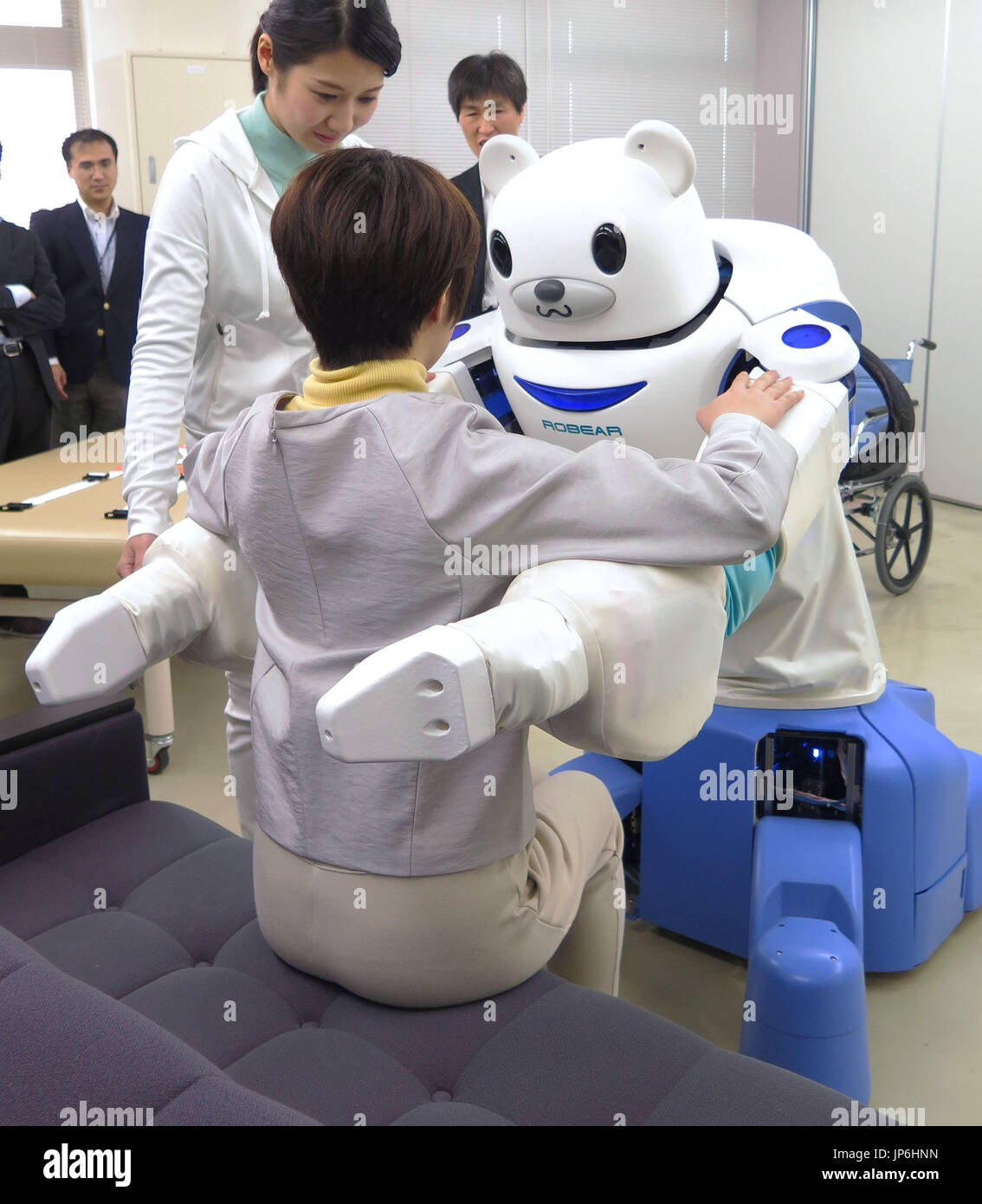 The RIKEN research institute shows the press in Nagoya, central Japan ...