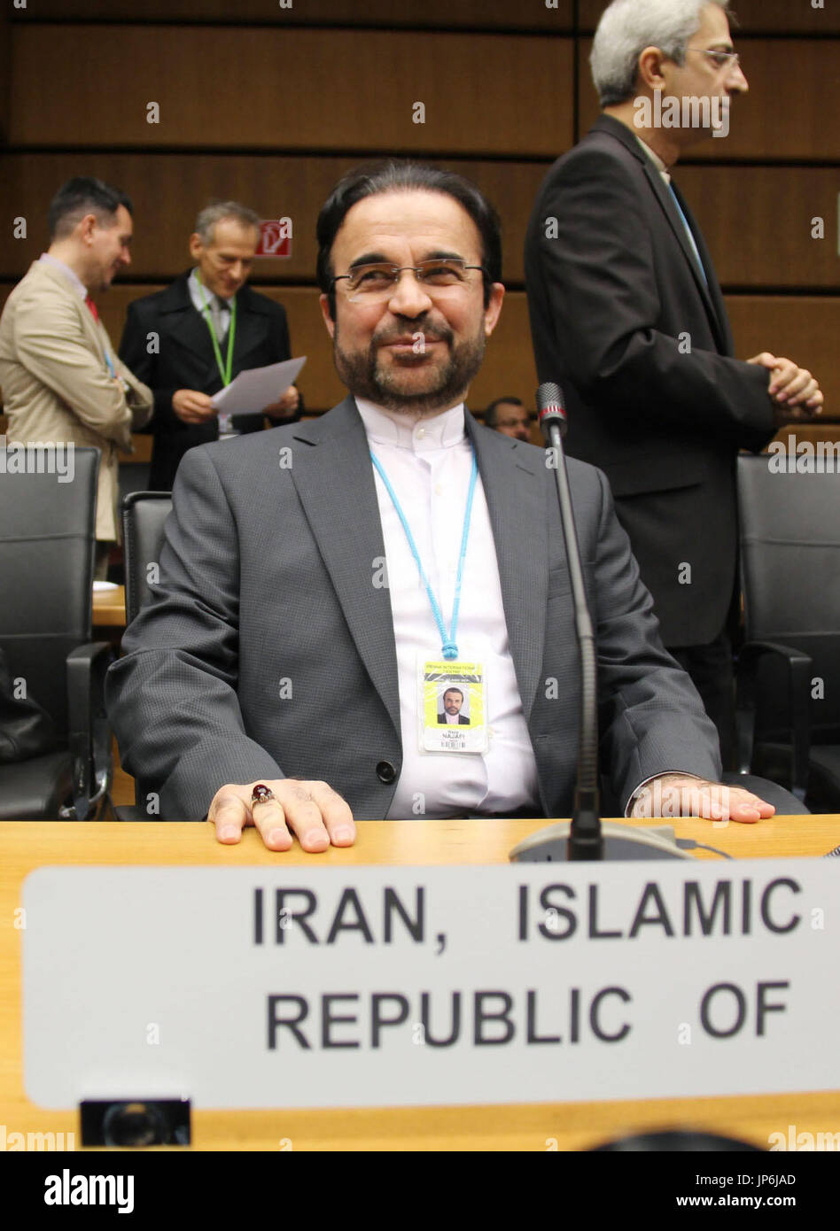 Reza Najafi, Iranian ambassador to the International Atomic Energy ...