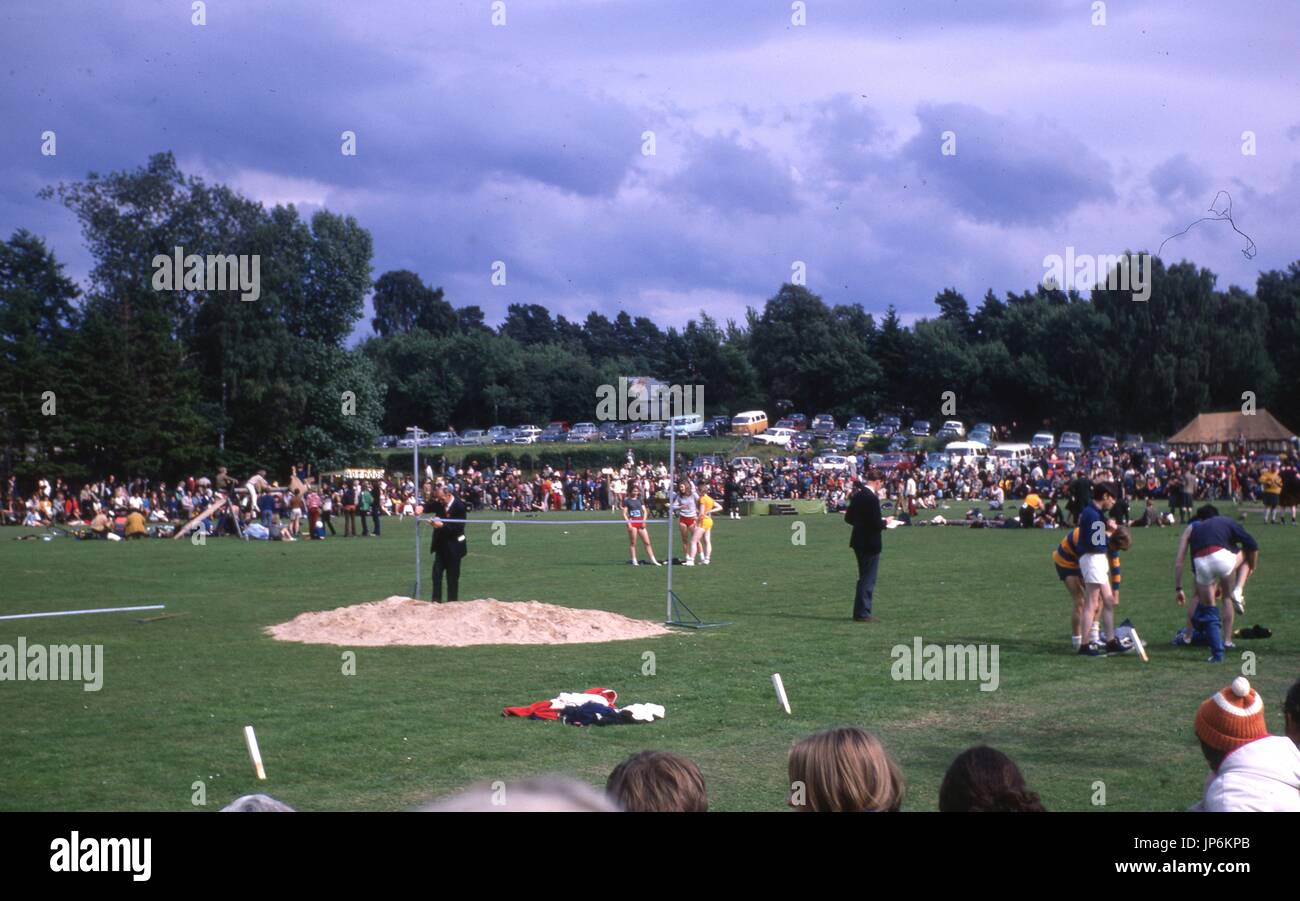 Nethybridge, Inverness-shire , Scotland August 1972. Abernethy Highland ...