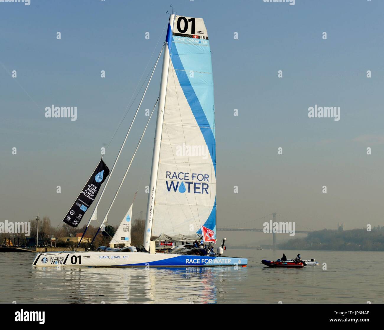 The Swiss environmental group "Race for Water" has its yacht ready for ...