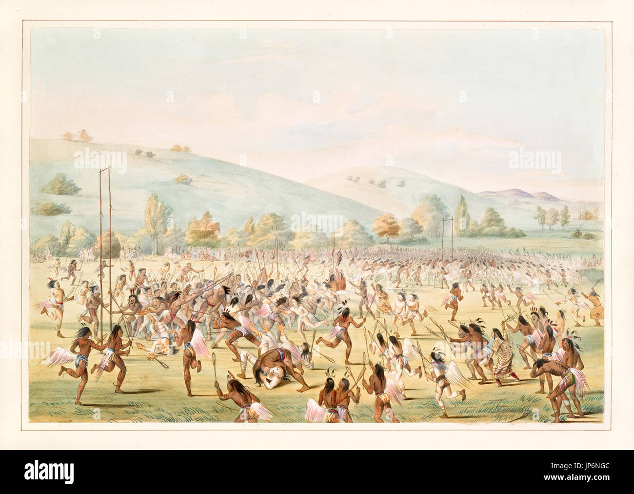 Native american ball illustration hi-res stock photography and images ...