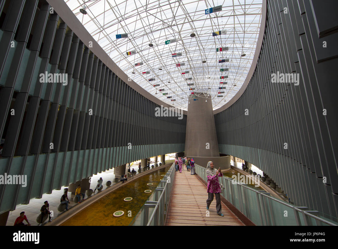 Aceh Tsunami Museum interior Stock Photo - Alamy