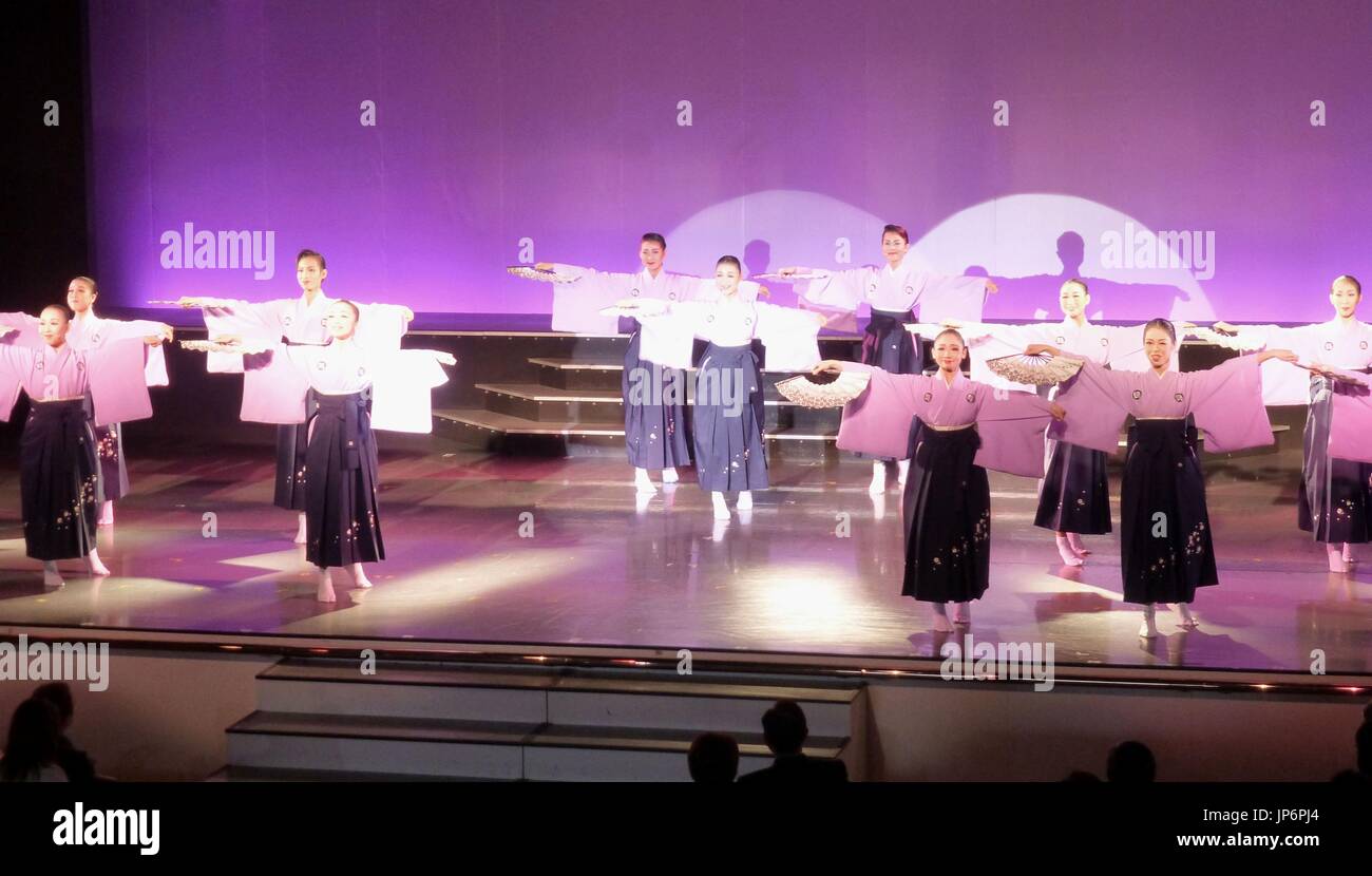 Members of the first graduating class of the Huis Ten Bosch Operetta ...