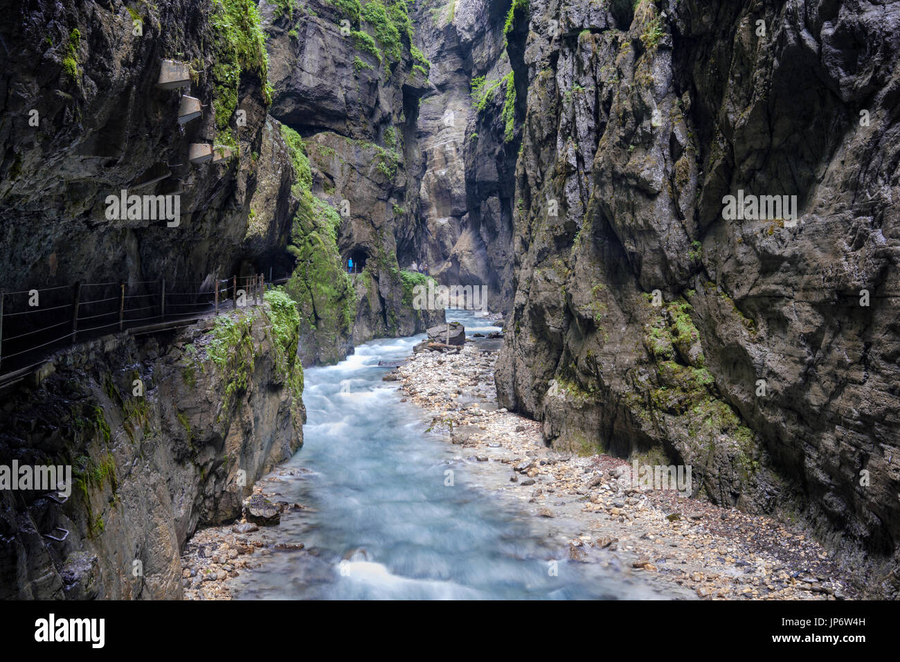 Partnach Gorge - Partnachklamm, Garmisch-Partenkirchen, Upper Bavaria ...