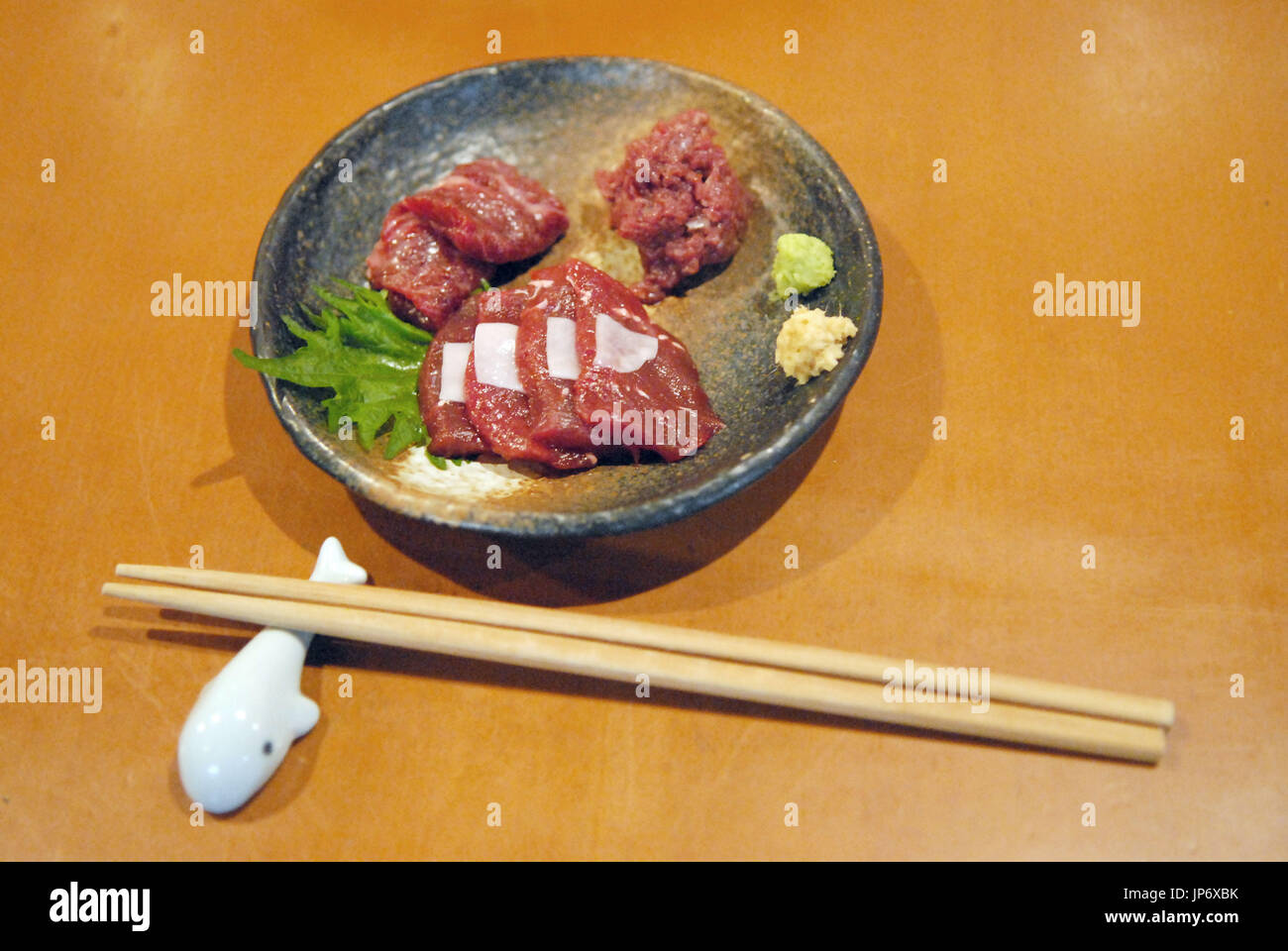 "Kujira no Tomisui," a whale meat restaurant in the Tsukiji Outer ...