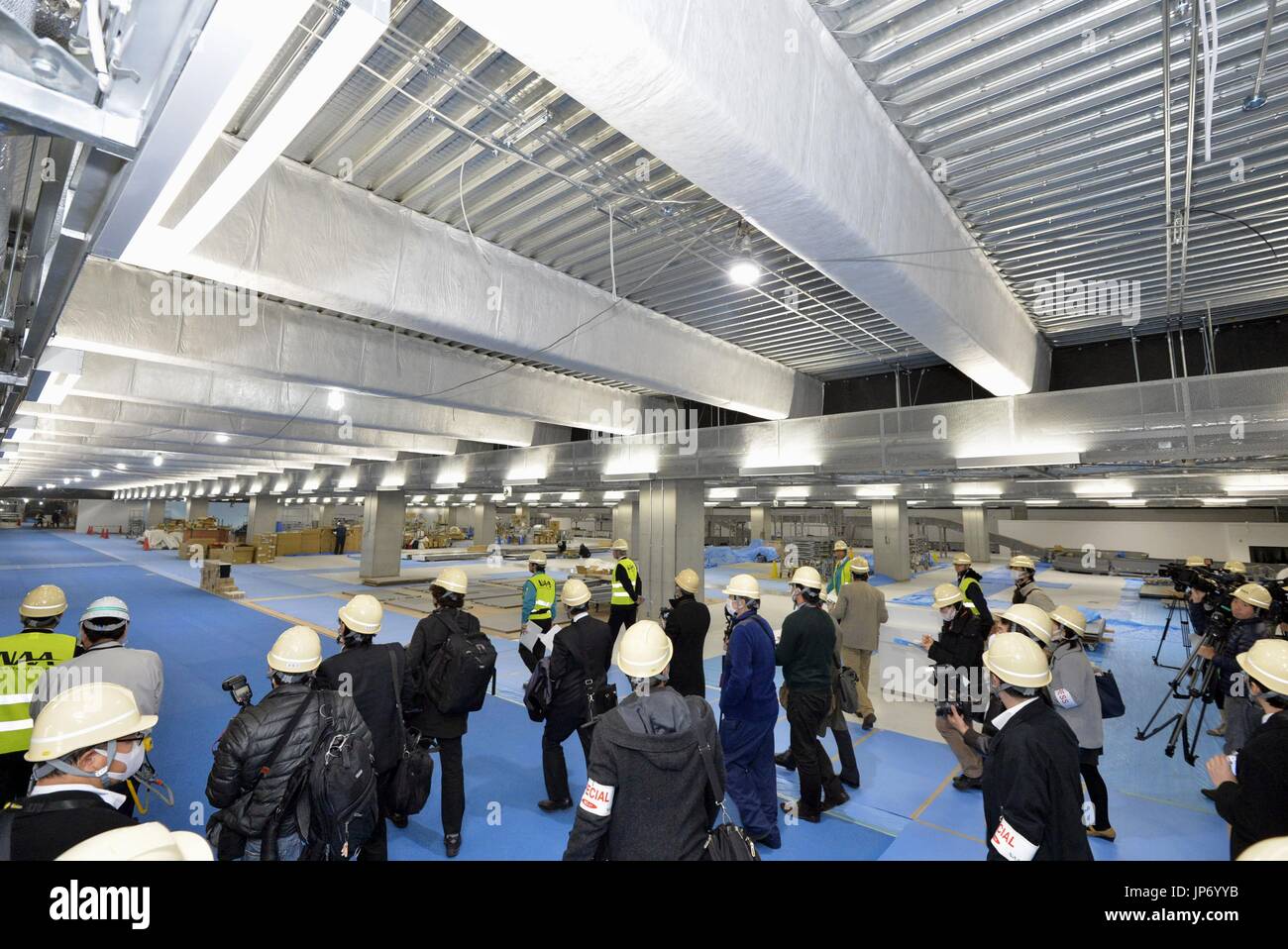 The inside of Terminal 3 at Narita airport in Chiba Prefecture, east of ...