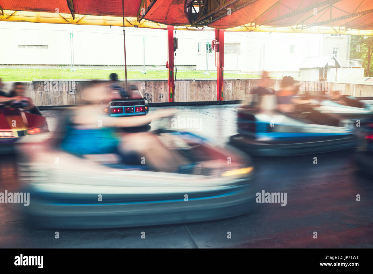 Amusement park ride cars hi-res stock photography and images - Alamy