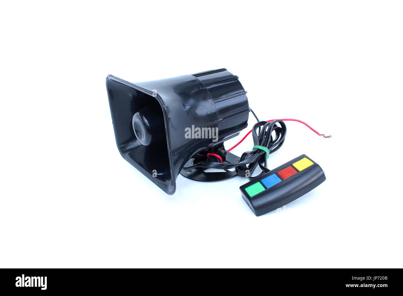 ELECTRIC HORN ISOLATED Stock Photo - Alamy