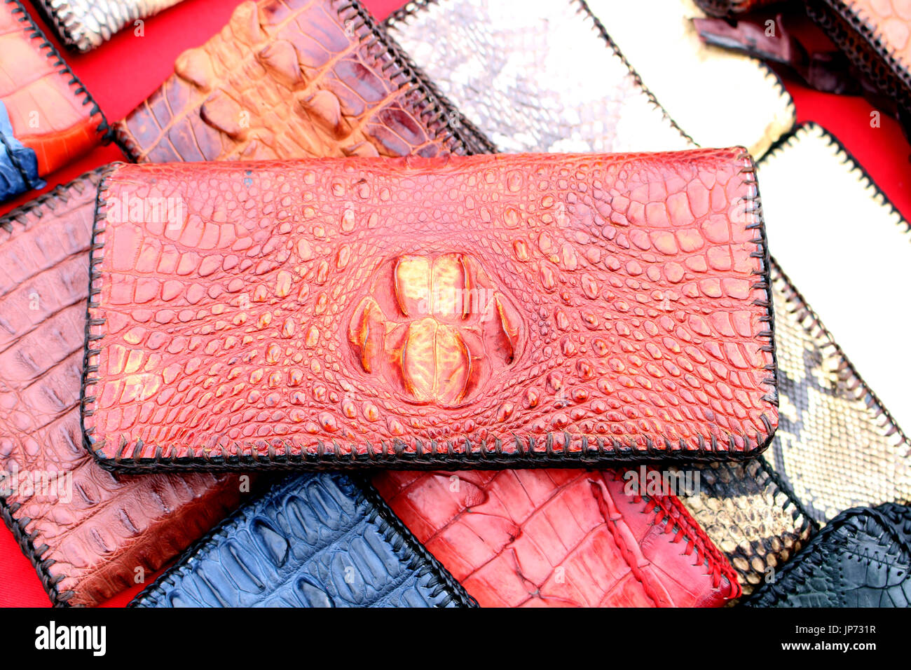 Alligator skin man hi-res stock photography and images - Alamy