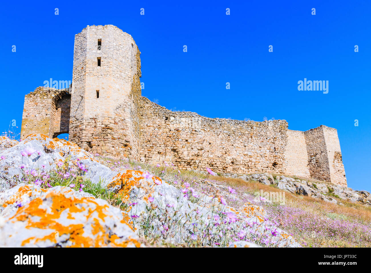 Ruins ancient enisala royal castle hi-res stock photography and images ...