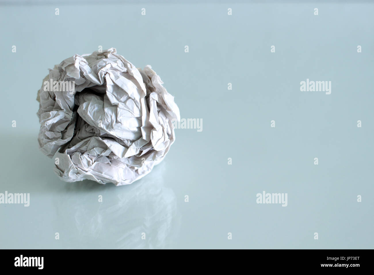 crumpled paper on isolated Stock Photo - Alamy