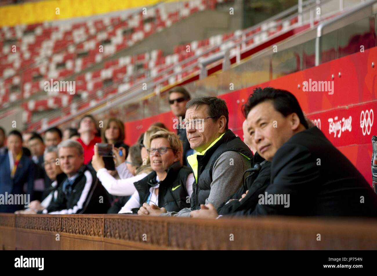 Alexander Zhukov (2nd from R), head of the International Olympic ...