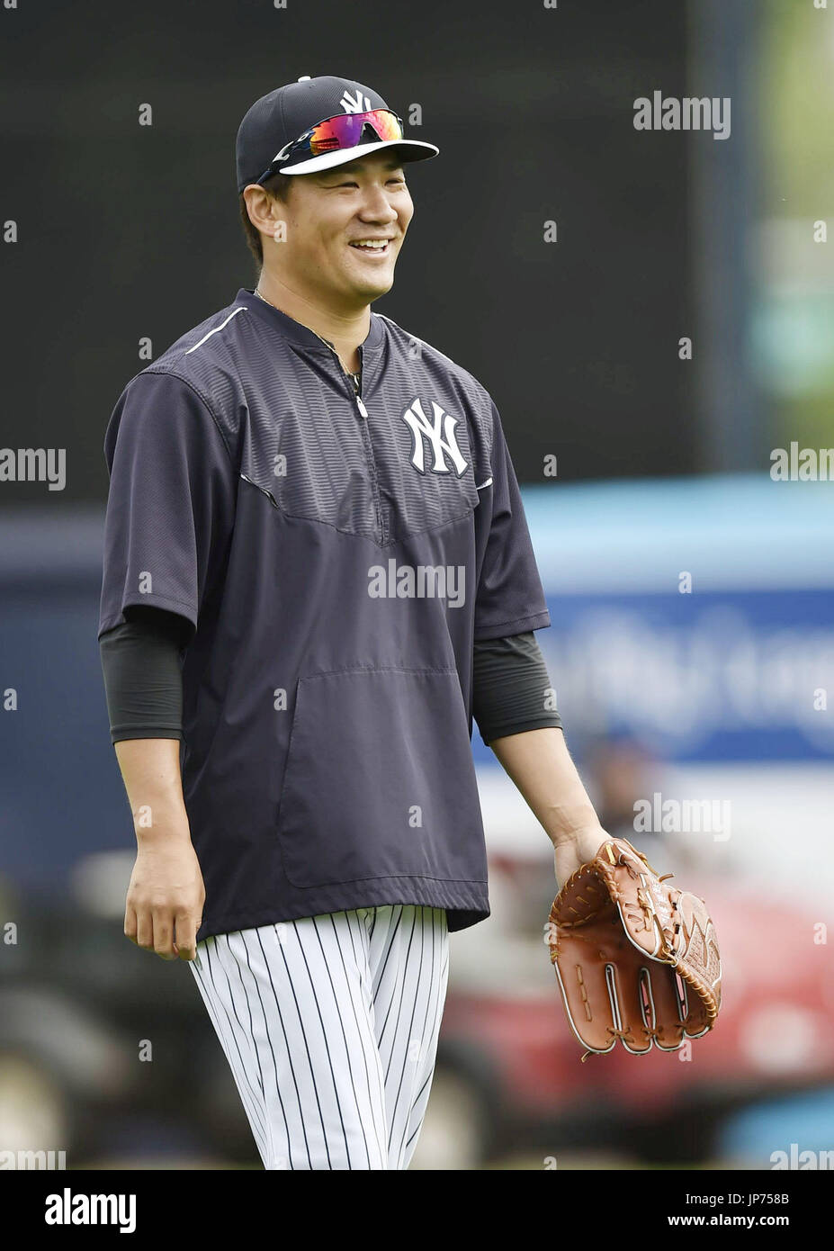 New York Yankees right-hander Masahiro Tanaka, who will start for the Yankees on Opening Day ...