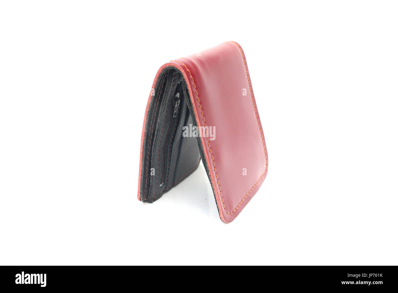 red wallet on isolated Stock Photo - Alamy