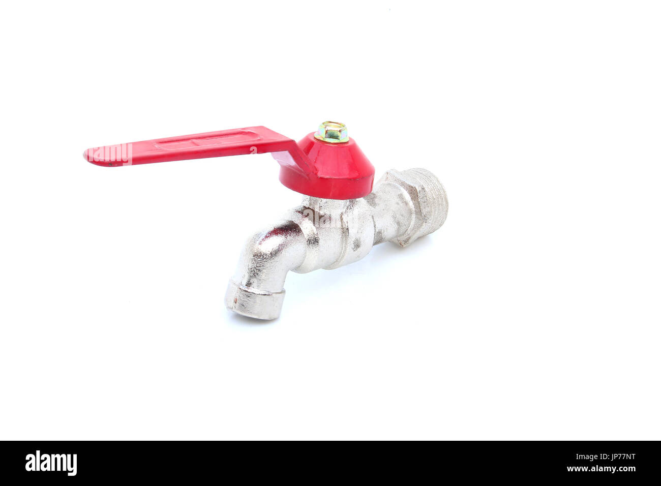 faucet on isolated white background Stock Photo - Alamy
