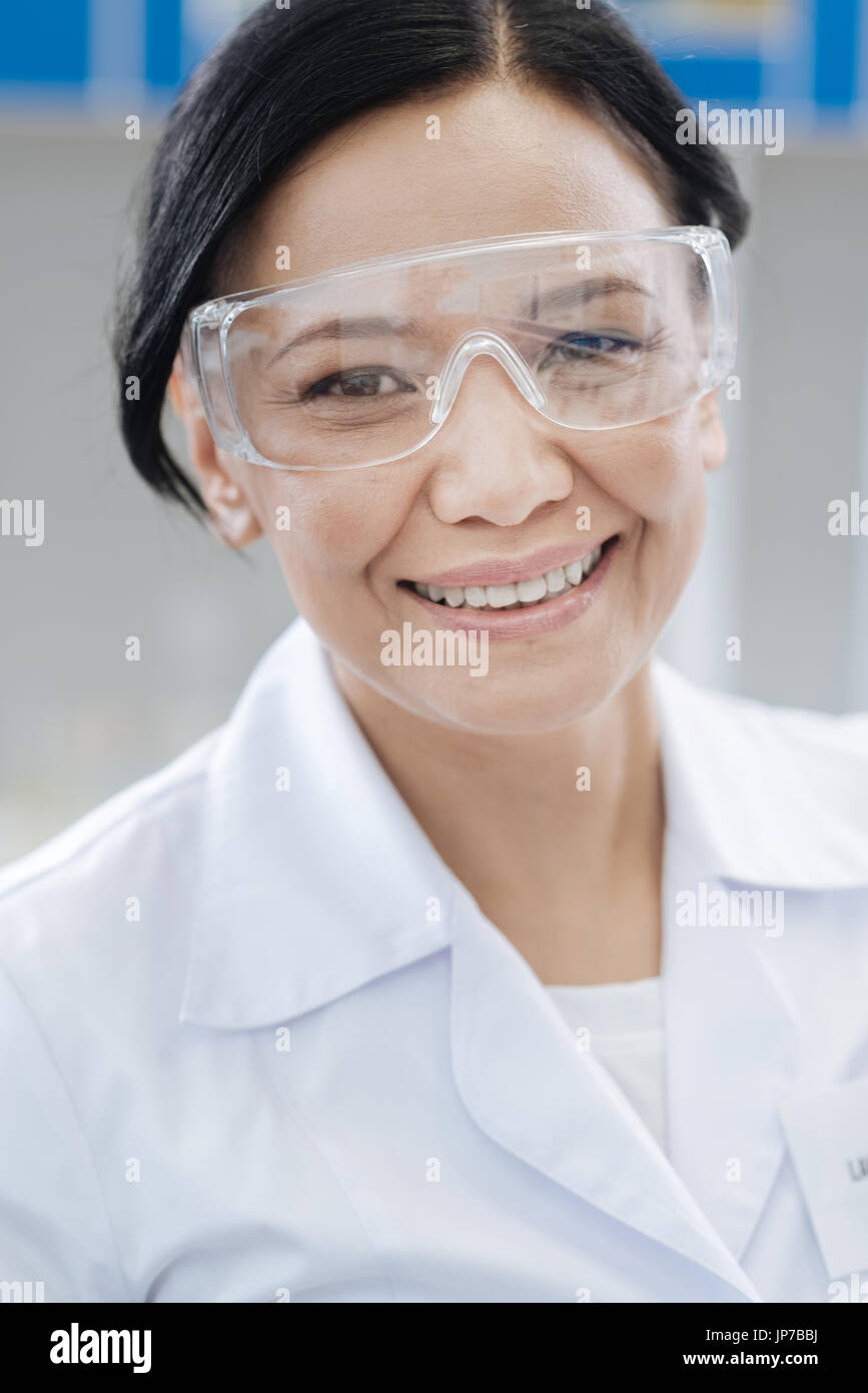 Portrait female scientist in protective hi-res stock photography and ...