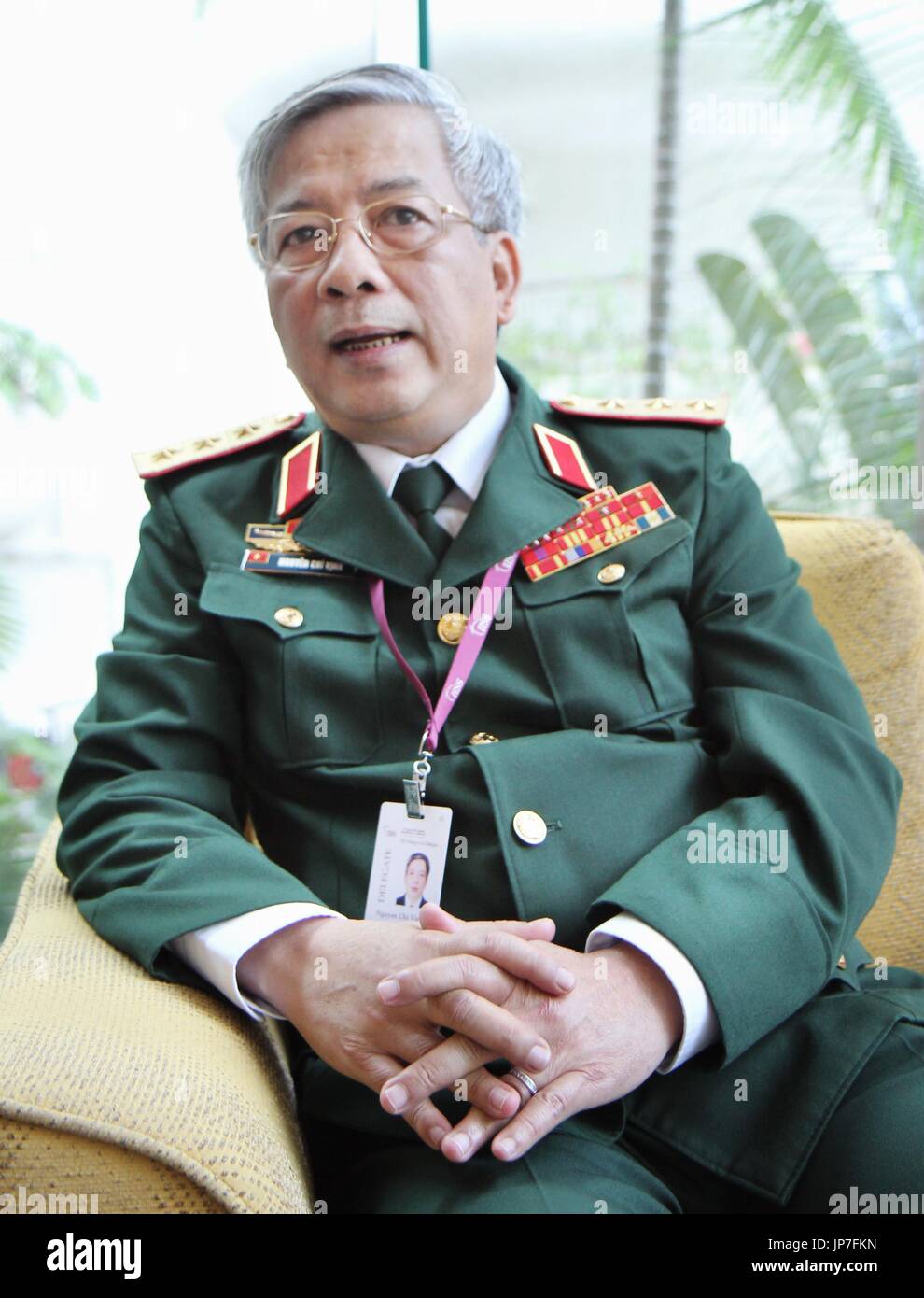 Senior Lt. Gen. Nguyen Chi Vinh, Vietnam's deputy defense minister ...