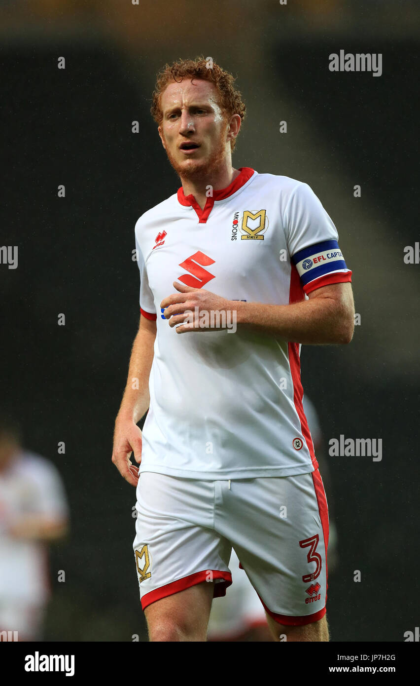 Milton Keynes Dons' Dean Lewington Stock Photo - Alamy