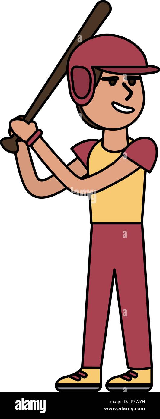 boy playing baseball Stock Vector Image & Art - Alamy