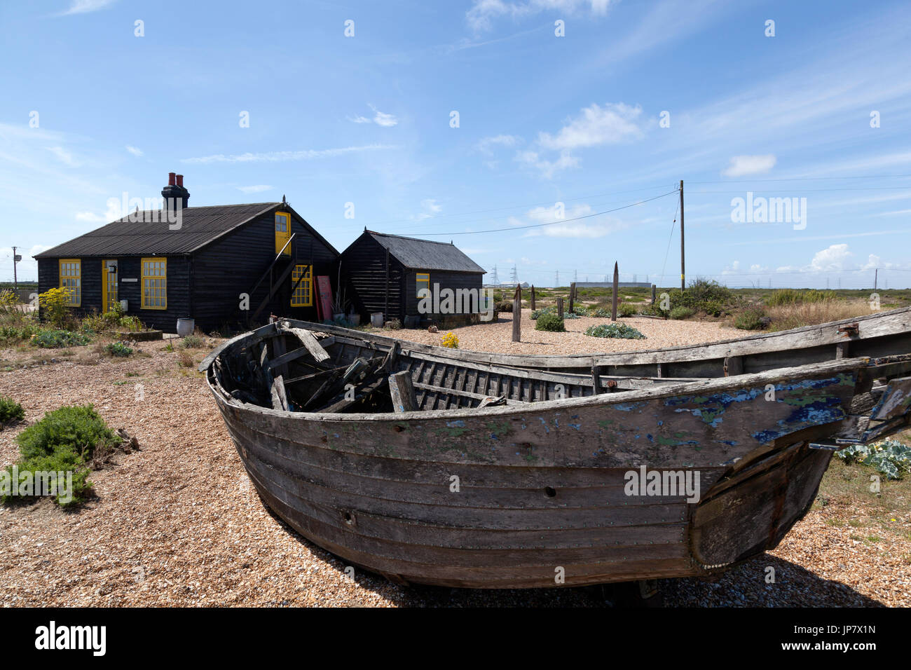 The Strange Landscape of Dungess, Kent Stock Photo - Alamy