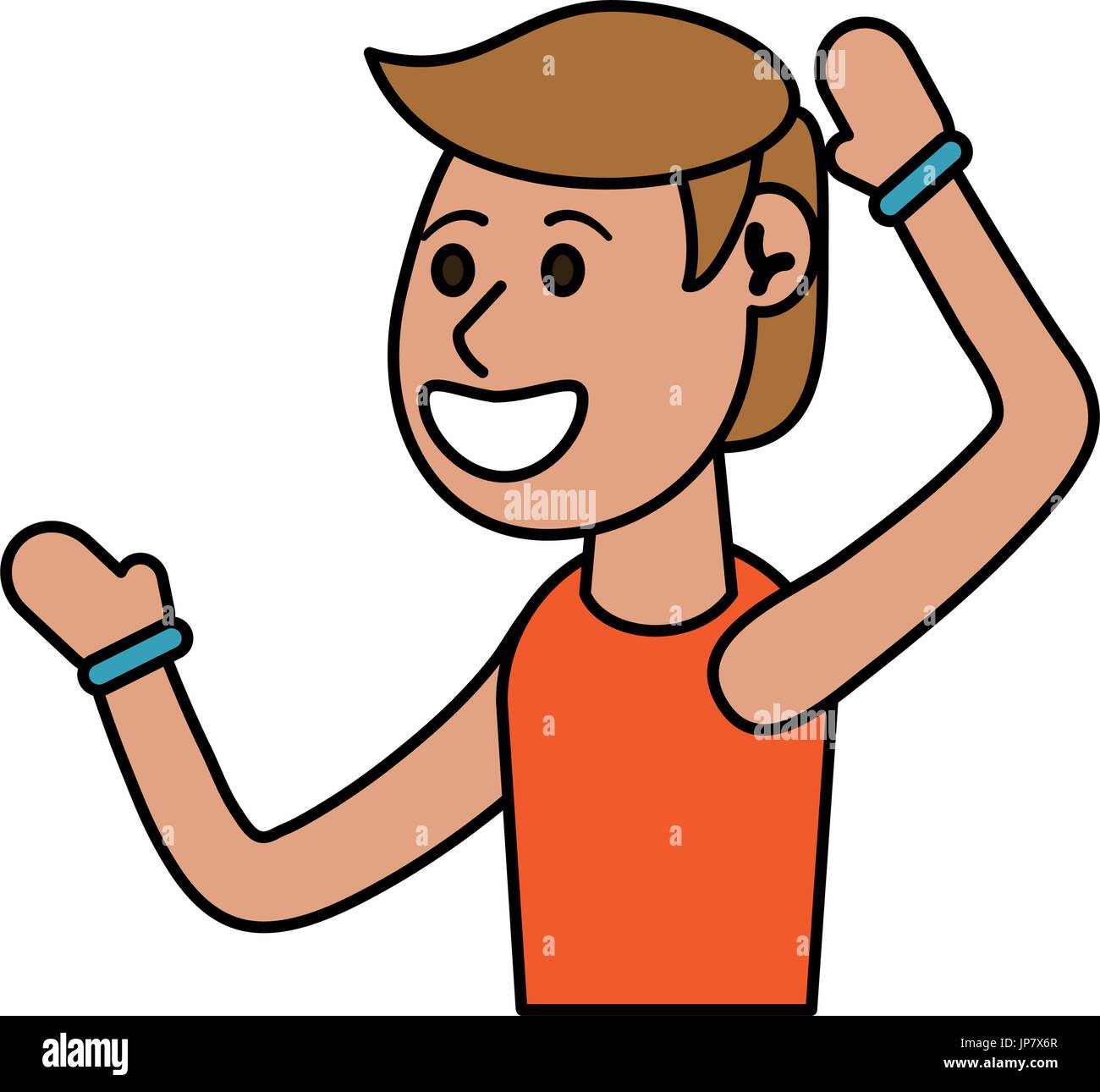 boy doing workout fitness Stock Vector Image & Art - Alamy