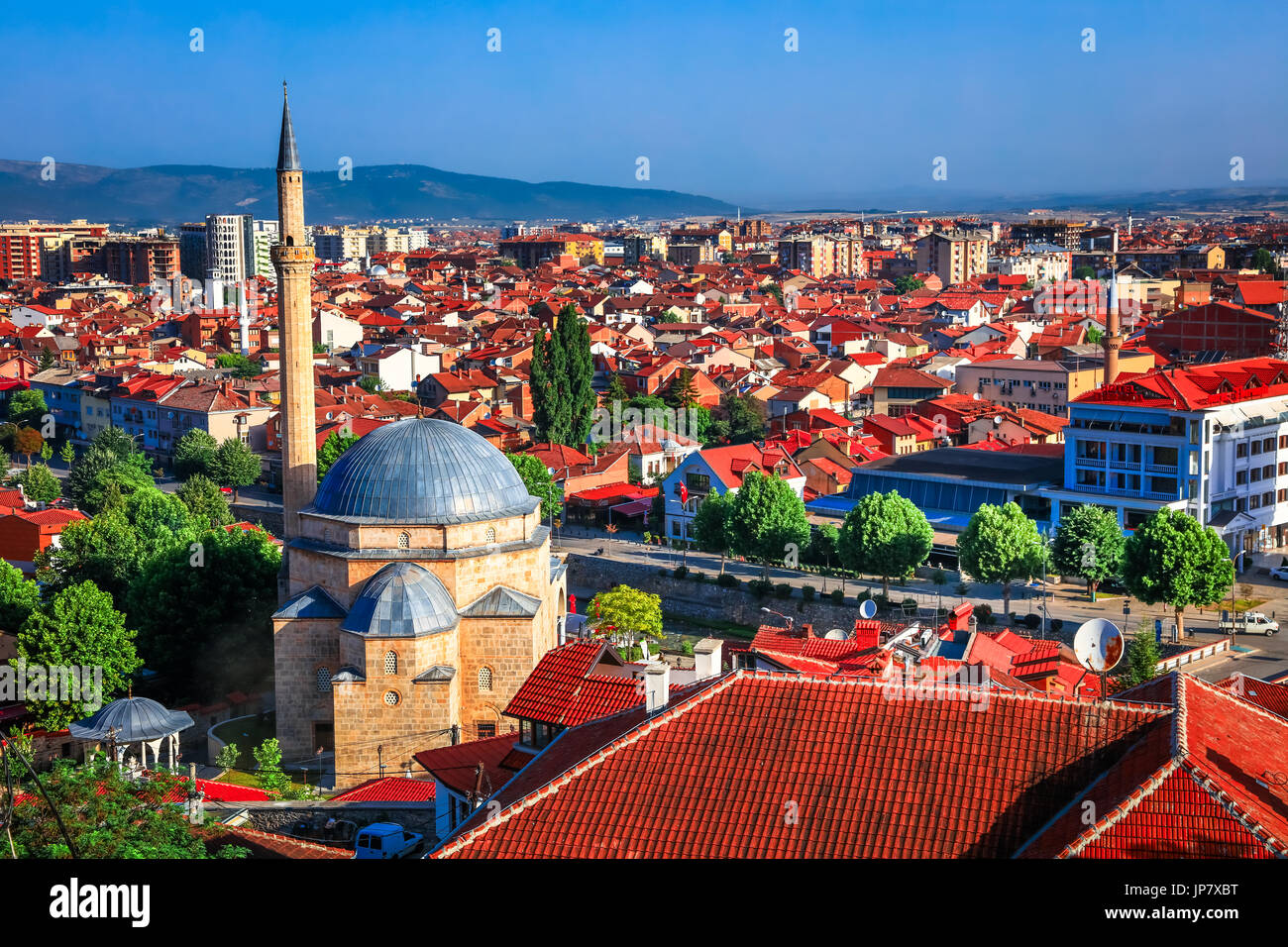 Europe - Kosovo - Prizren - Historic city located on banks of Prizren ...