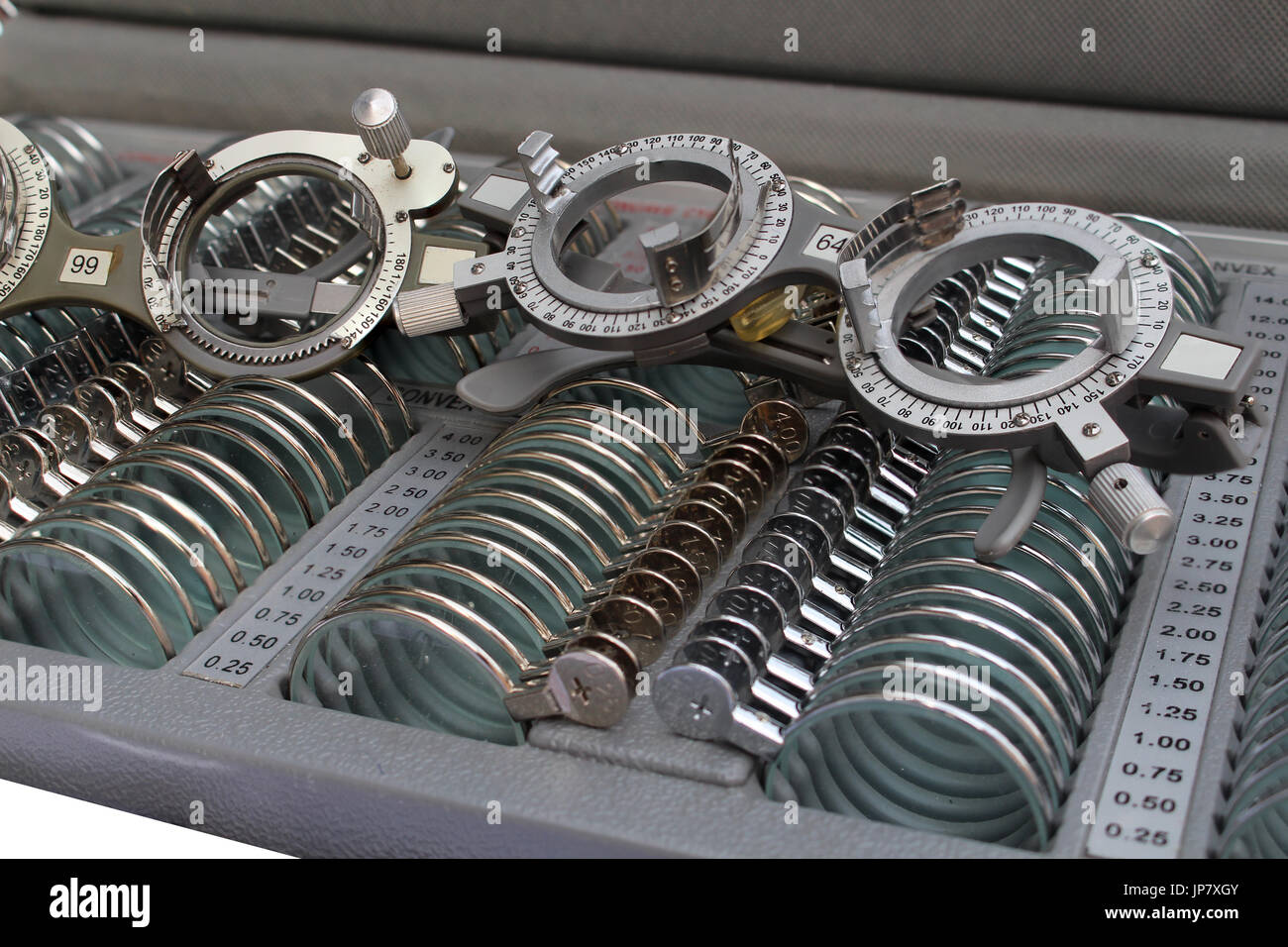 eye test lens Stock Photo - Alamy