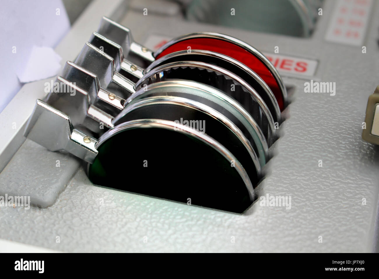 eye test lens Stock Photo - Alamy