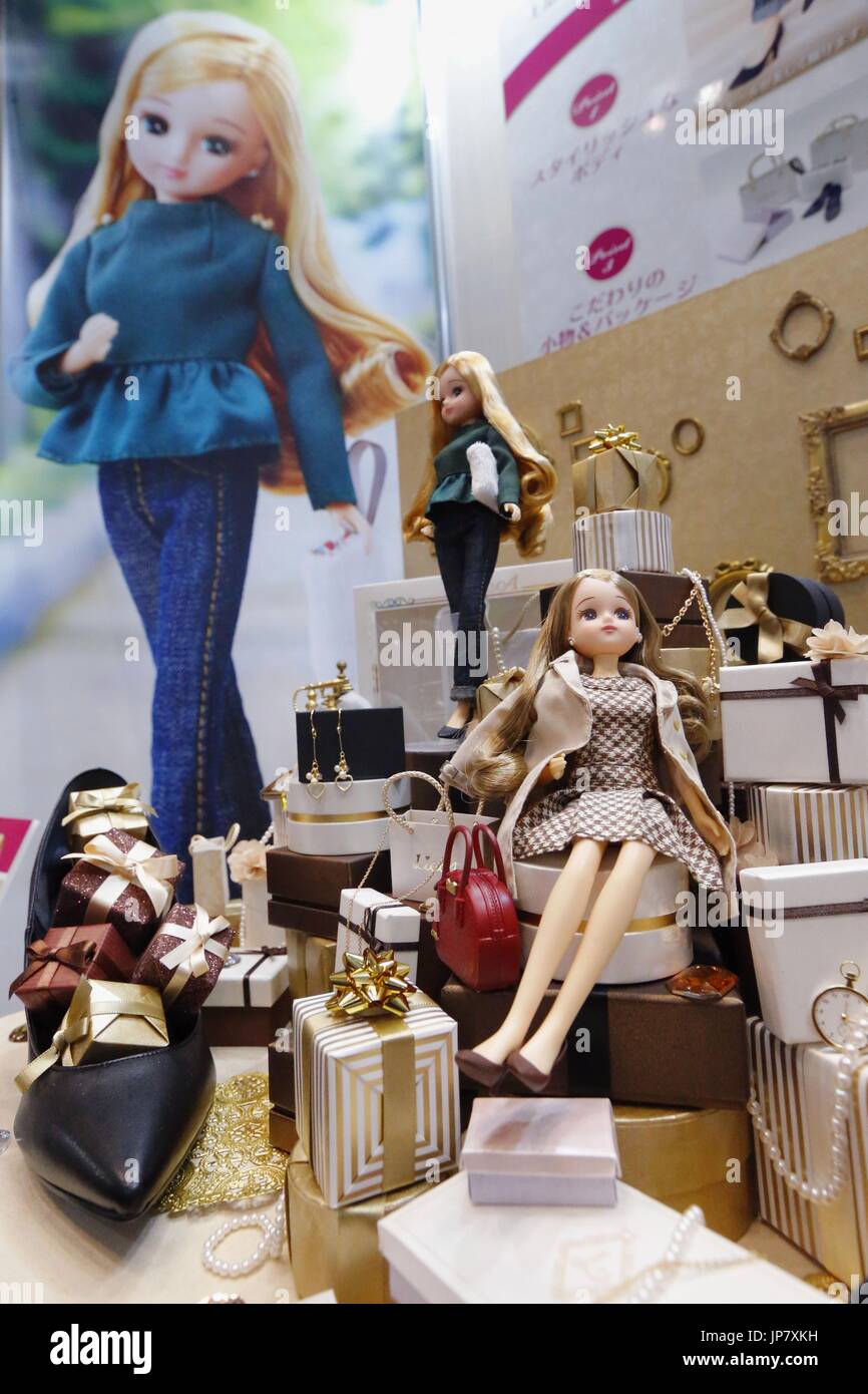 Samples of LiccA, a grown-up version of the popular Japanese "Licca ...