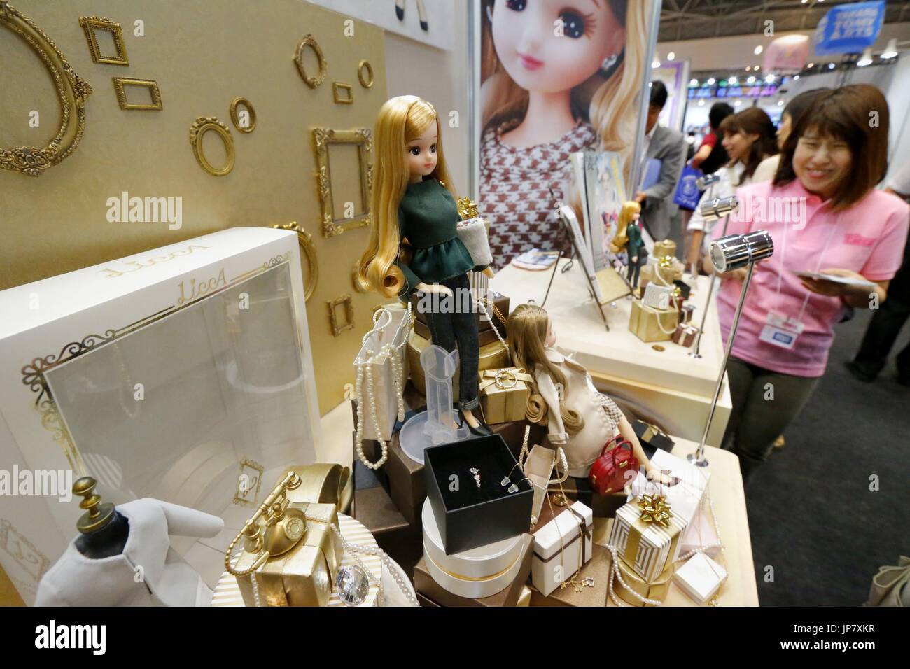 Samples of LiccA, a grown-up version of the popular Japanese "Licca ...