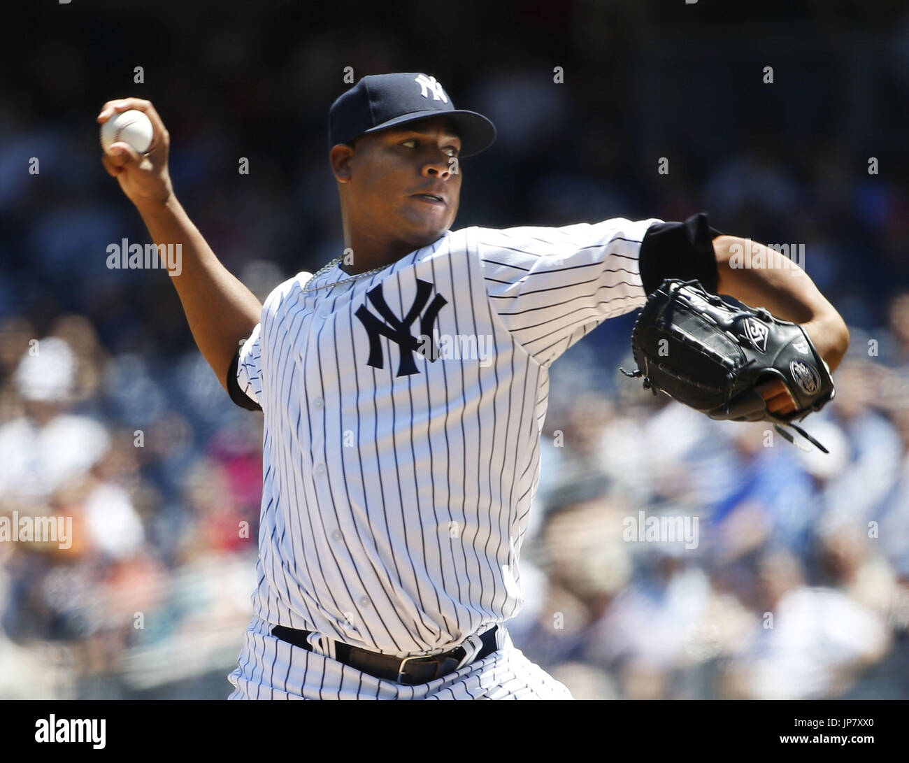 Ivan Nova pitches in the New York Yankees' 10-2 win over the ...