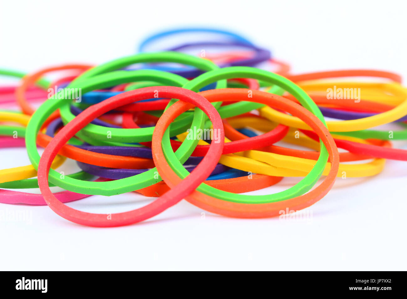 Elastic on isolated Stock Photo - Alamy