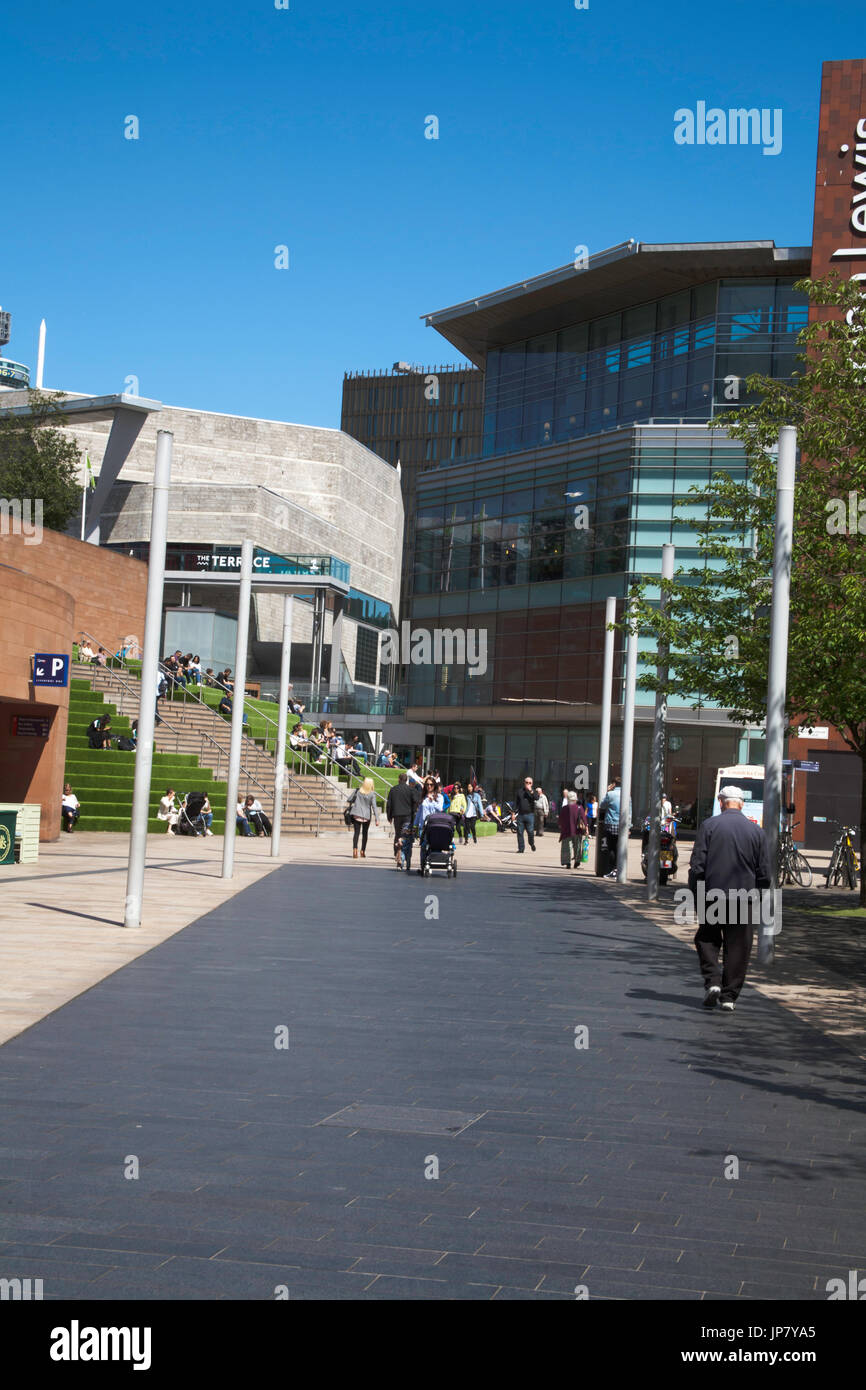 Thomas Steers Way Liverpool One Merseyside England Stock Photo - Alamy